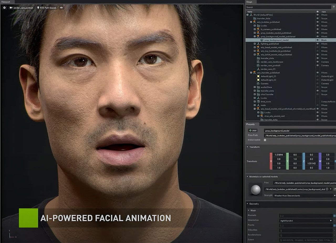 NVIDIA’s AI-Powered Omniverse Audio2Face Can Generate a Realistic Human ...