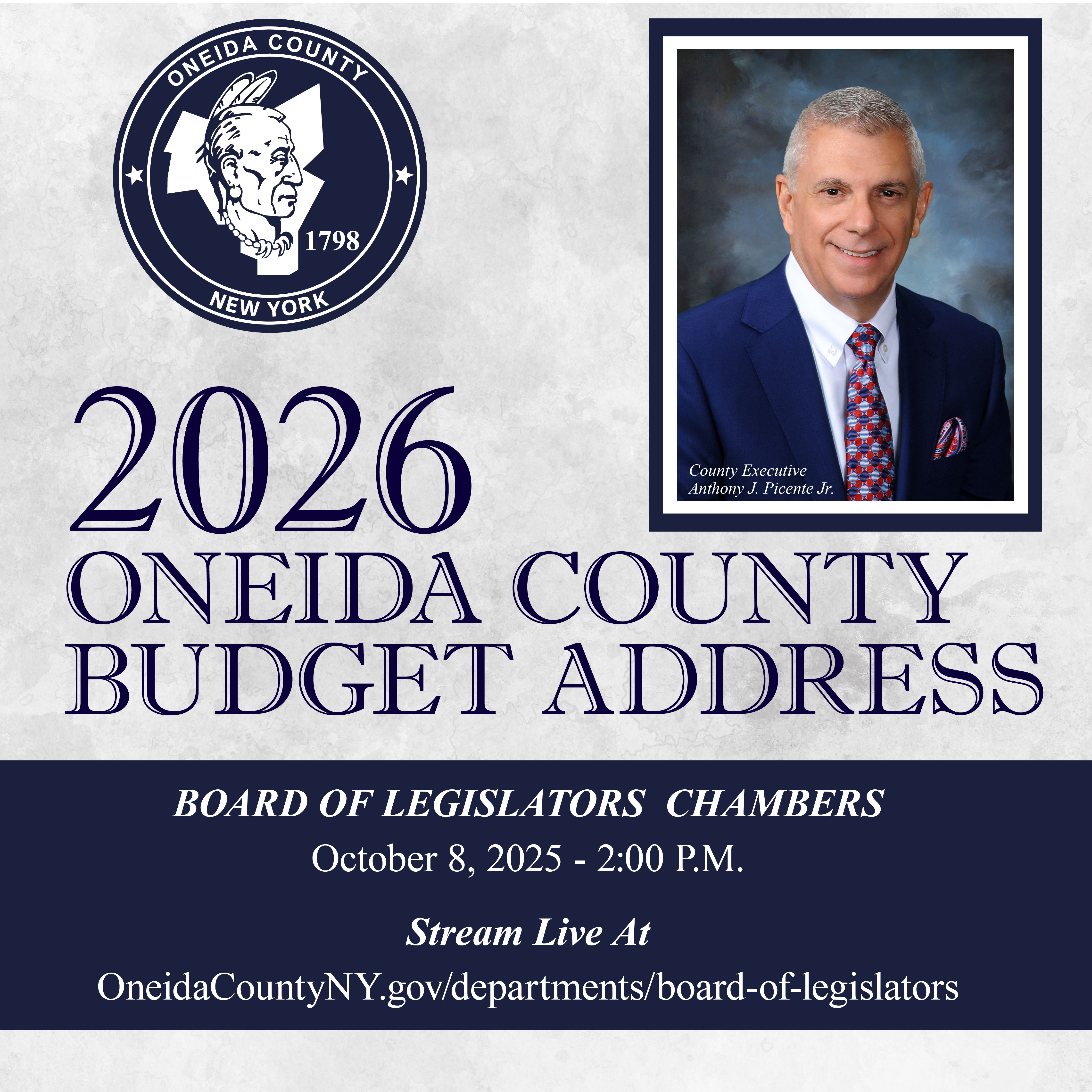 Picente Budget Address - Utica Phoenix